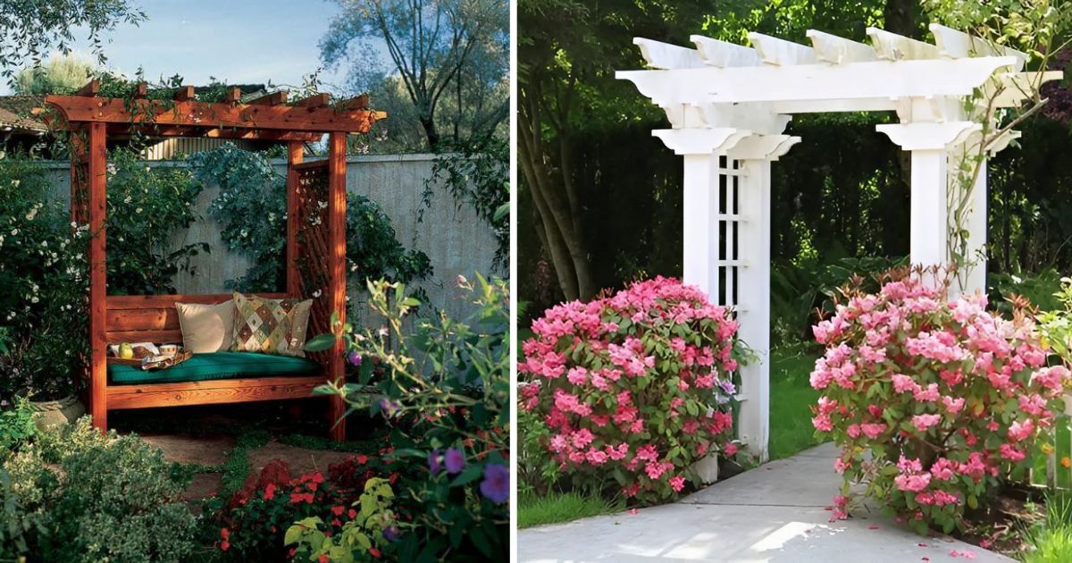 14 Beautiful and Budget-Friendly Garden Arbor Ideas That Add Instant Charm