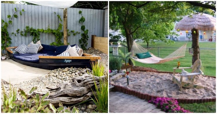 Breathtaking Beach Themed Garden Ideas