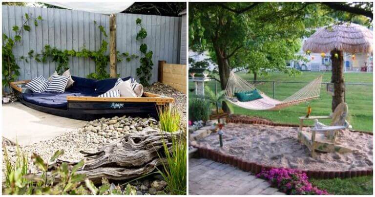 Breathtaking Beach Themed Garden Ideas