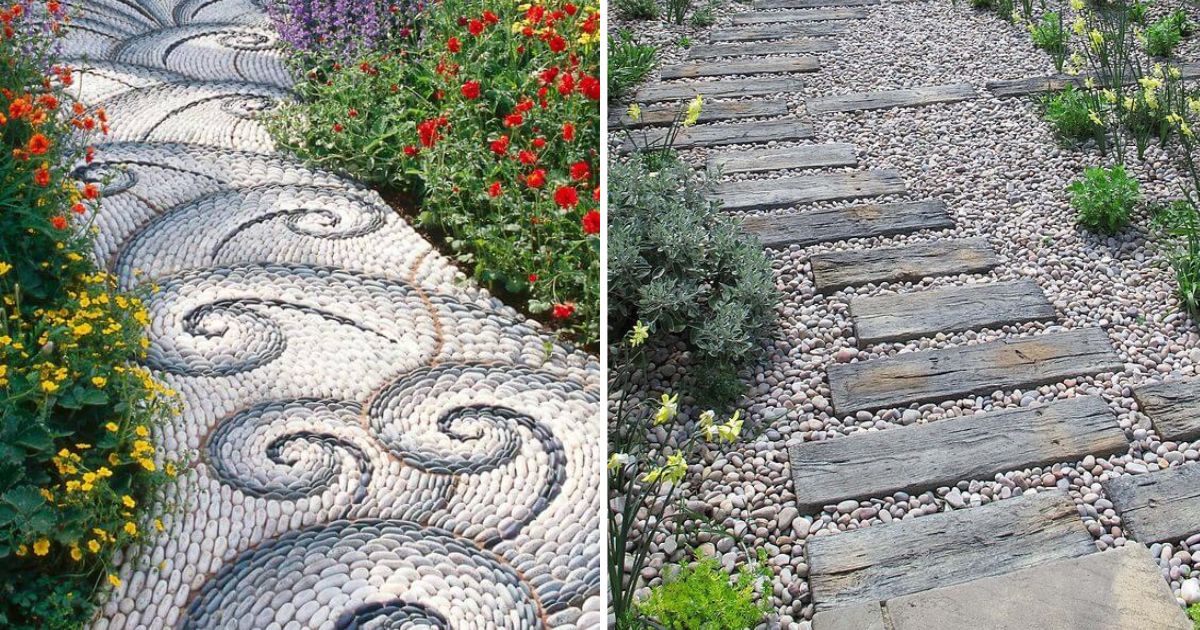 20 Stunning DIY Garden Path Ideas Using Simple and Natural Materials