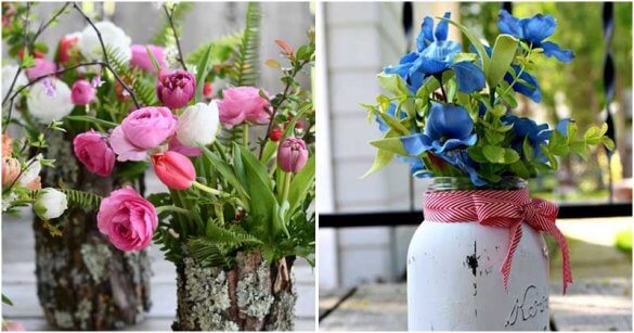 20 Easiest DIY Vase Ideas To Display Your Cut Flowers