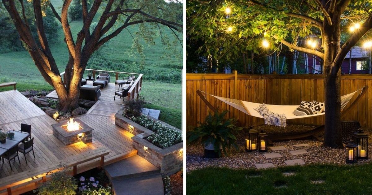 25 Creative and Charming Landscaping Ideas Around Trees