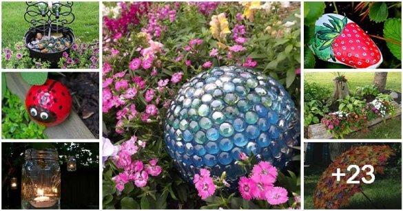 30 Easy-to-make DIY Garden Decoration Ideas