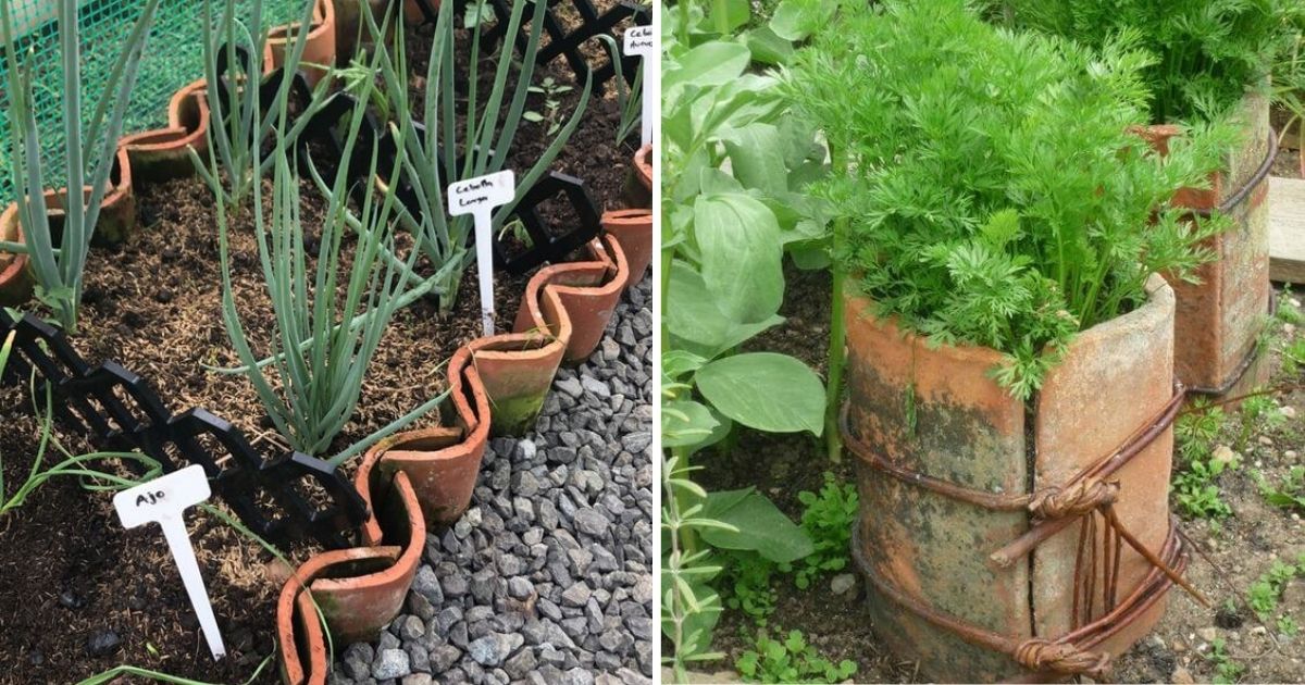 21 Amazing Broken Clay Roof Tiles Garden Ideas