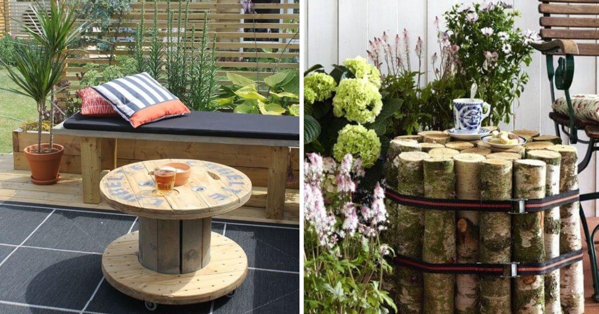 16 Creative DIY Garden Table Ideas To Brighten Your Outdoor Living Space
