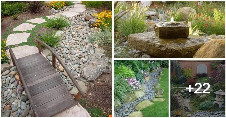 26 Striking Dry Riverbed Landscaping Ideas