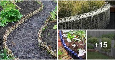 19 Easy DIY Garden Edging Ideas