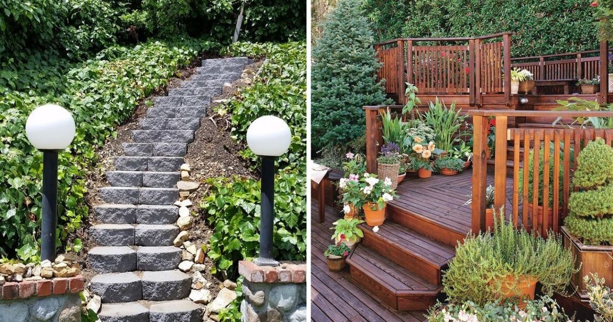 18 Appealing Sloping Landscaping Ideas to Beautify Your Outdoor Space