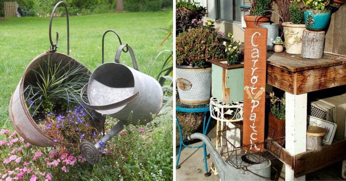 30 Charming Vintage Garden Ideas That You Can Make Easily At Home