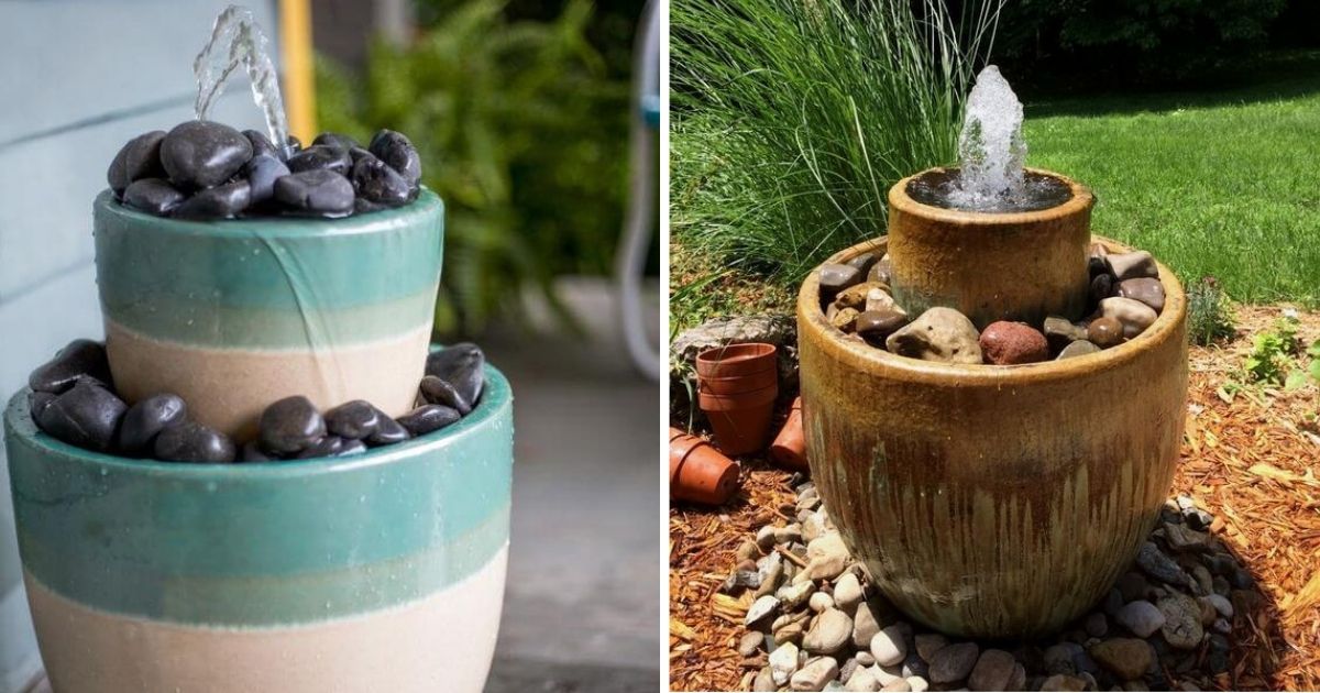 21 Easy DIY Outdoor Water Fountain Ideas