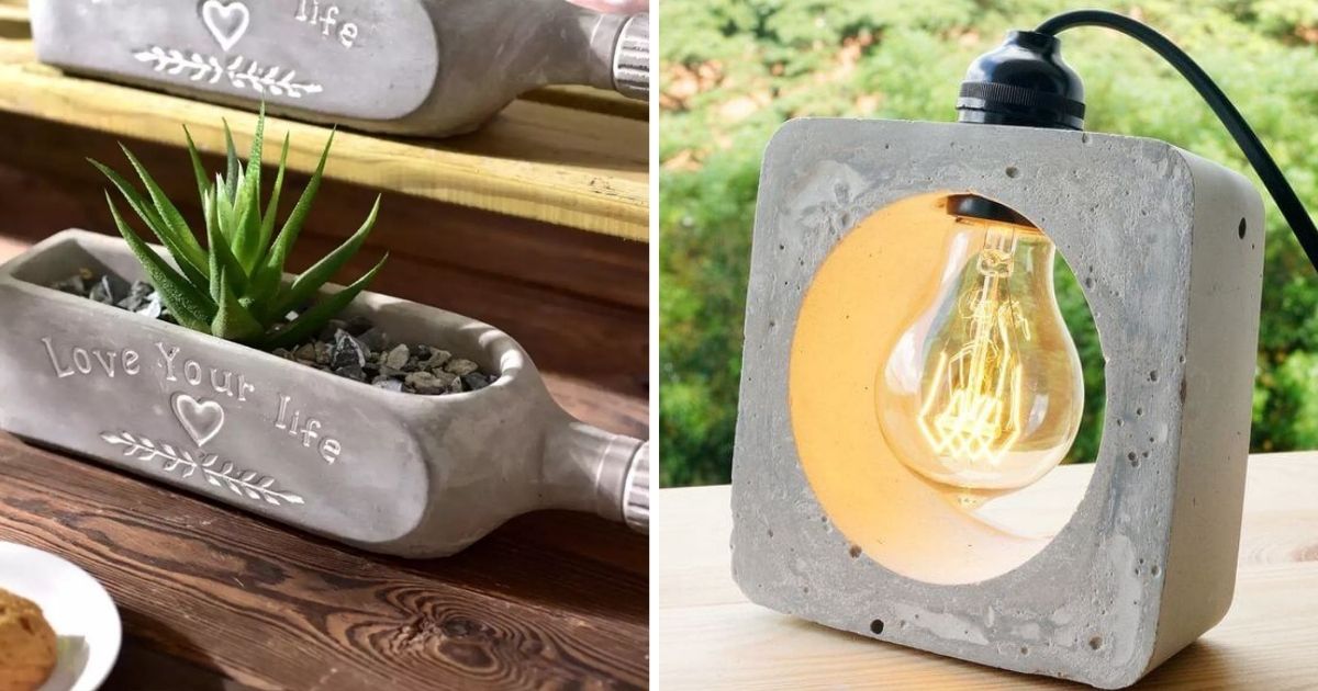 18 Easy DIY Cement Home Decor Projects to Add Style and Durability