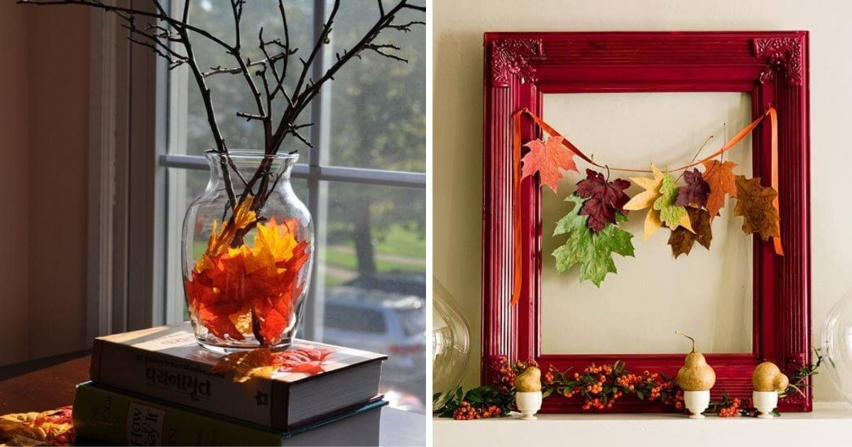 18 DIY Fall Leaf Decor Ideas to Bring Autumn Indoors