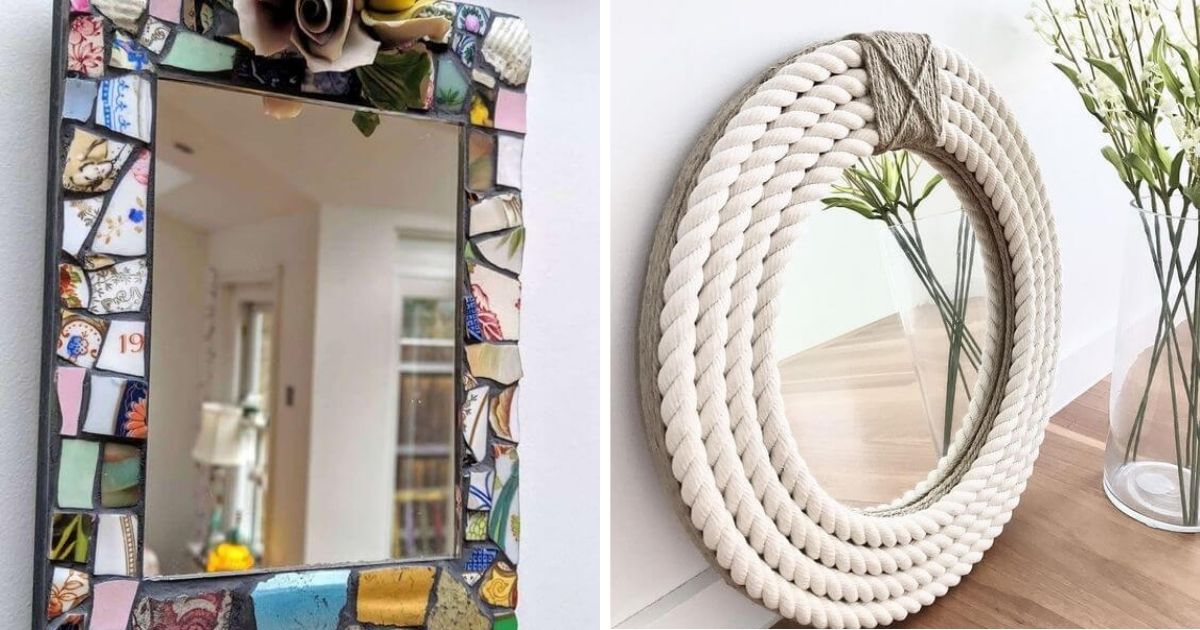 22 DIY Mirror Frame Ideas You Can Make Easily At Home