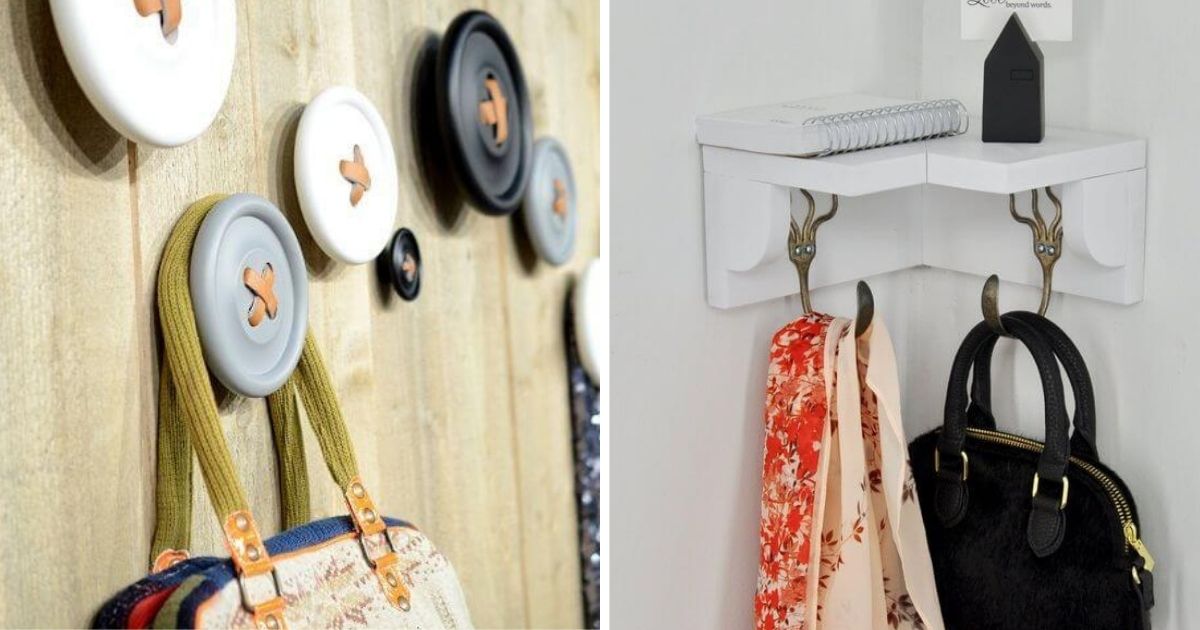 16 DIY Unusual Wall Hook Ideas That Add Creativity to Your Home