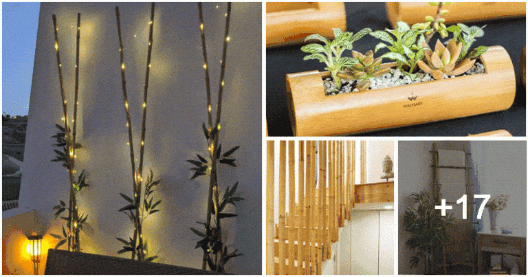 21 Creative DIY Bamboo Home Decor Ideas