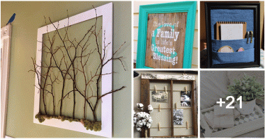26 Creative DIY Ideas Using Old Picture Frames