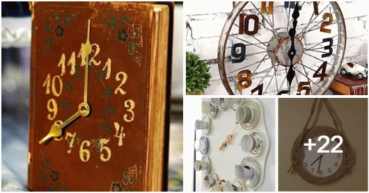 25 DIY Unique Faux Wall Clock Ideas To Decorate Home