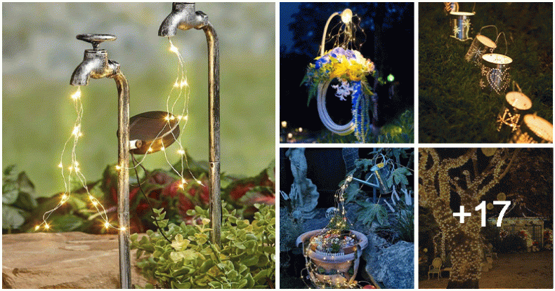 21 DIY Fairy Light Ideas To Liven Up Your Garden In The Dark Of The Evening