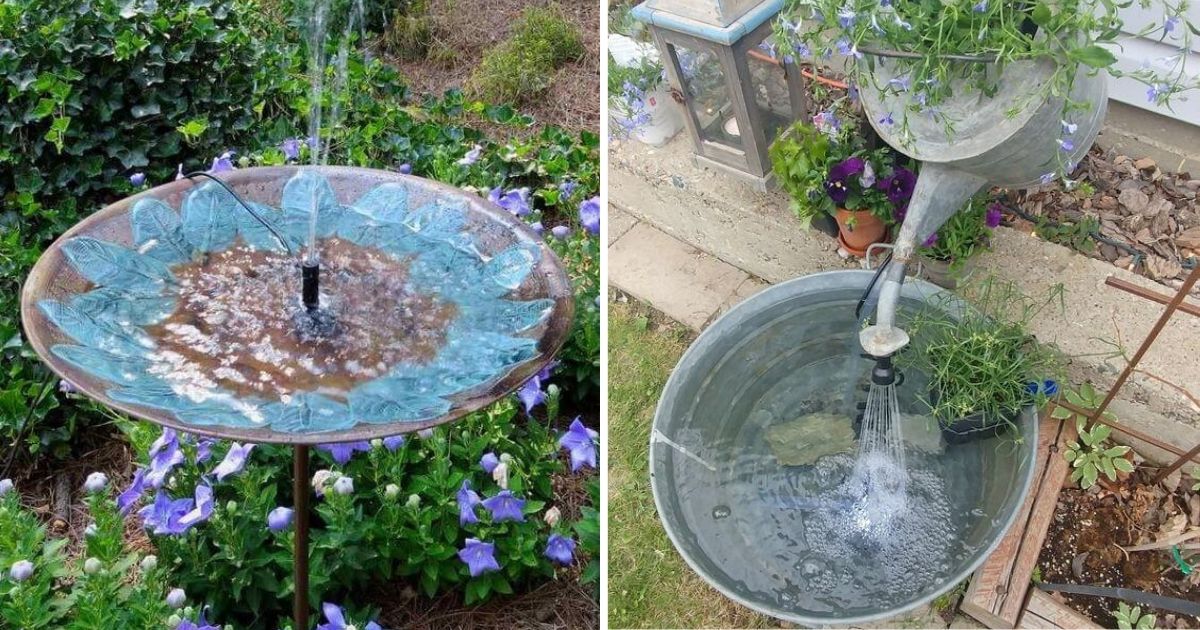 20 Easy DIY Outdoor Water Feature Ideas