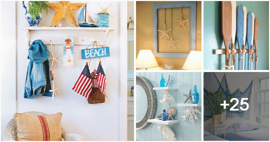 30 DIY Beach Theme Home Decor Projects Ideas