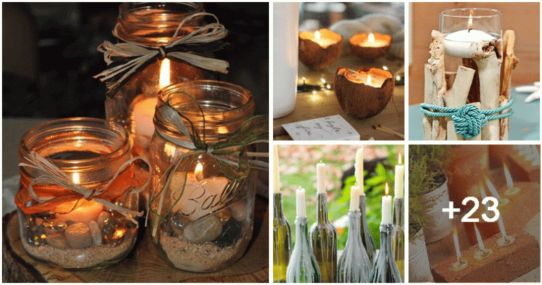 26 DIY Candle Holder Ideas To Liven Up Your Living Space