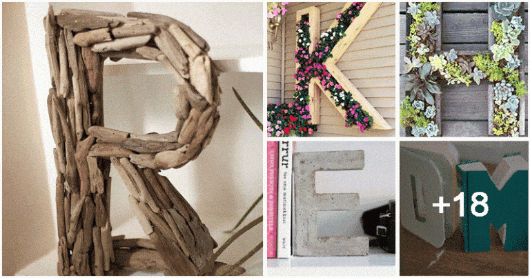 23 Cool DIY Letter Ideas
