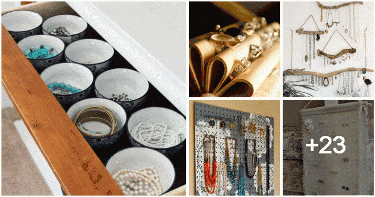 28 Creative And Unique DIY Jewelry Storage Ideas