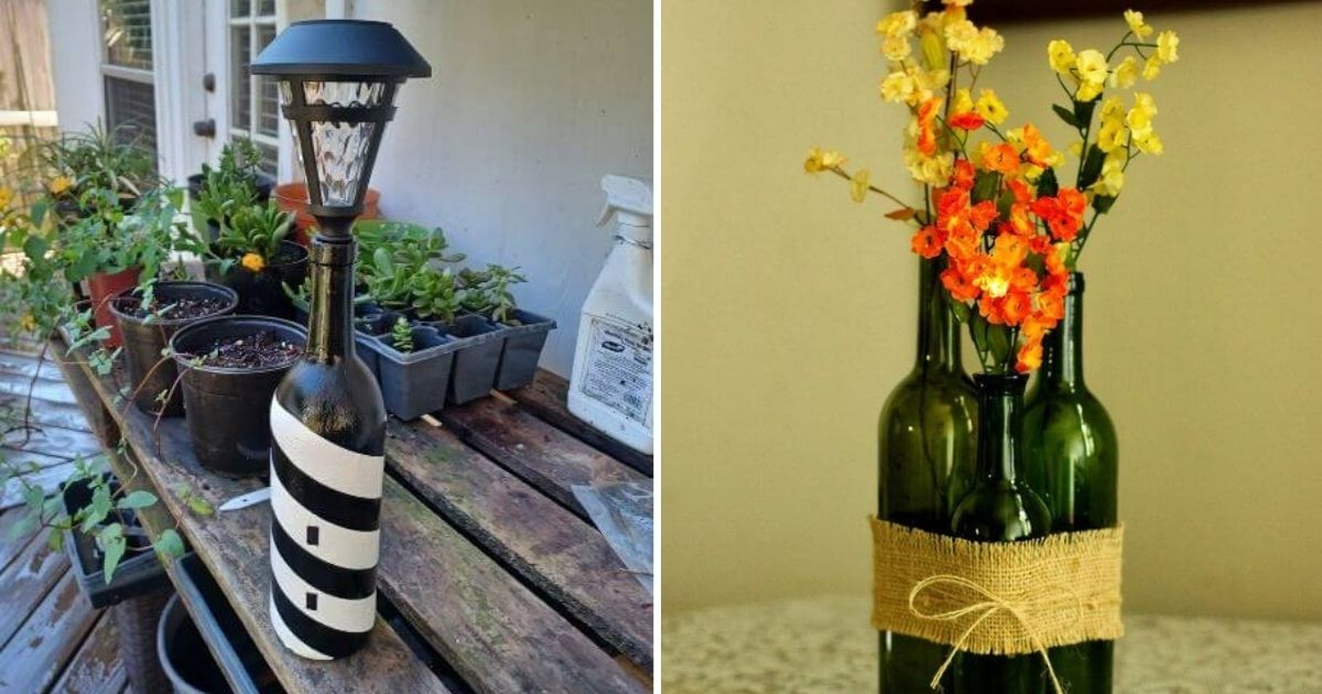 30 Cool And Fun Glass Bottle Crafts