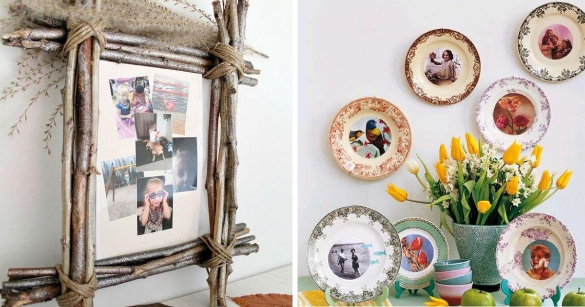 20 Creative DIY Picture Frame Ideas to Make Your Photos Shine
