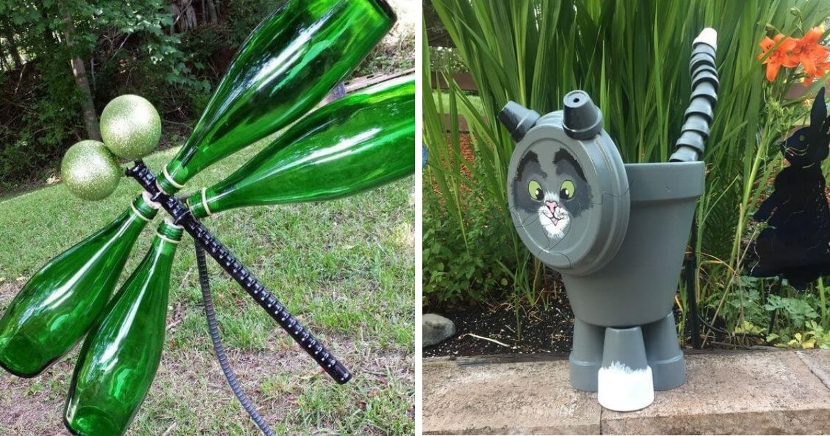 25 DIY Cute Animals And Insects For Your Garden