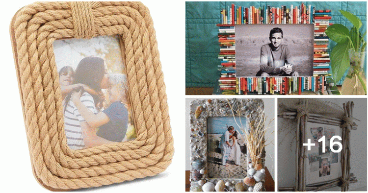20 DIY Creative Picture Frame Ideas