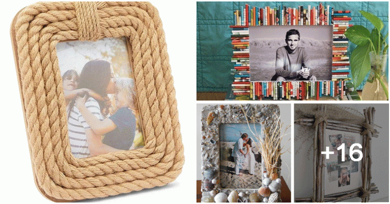 20 DIY Creative Picture Frame Ideas