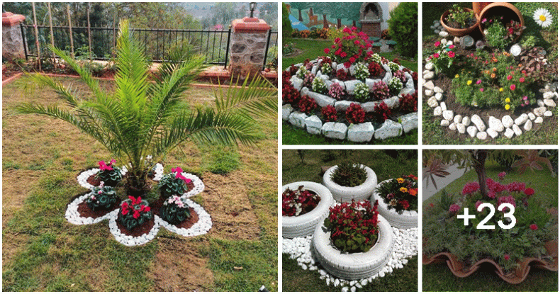 28 Flower Bed Ideas Made From Cheap Materials