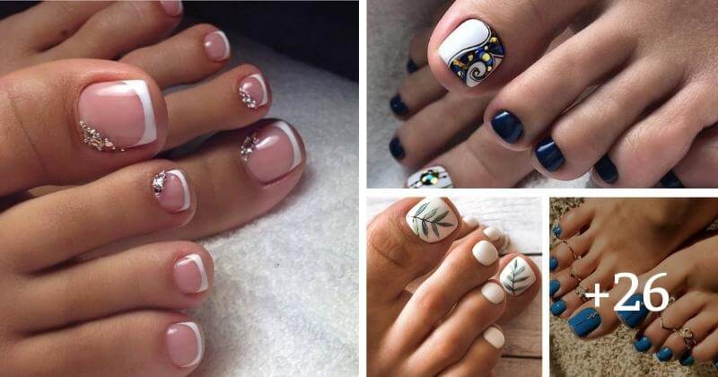 30 Mind-Blowing Toe Nail Designs To Add To Your Nail Collection