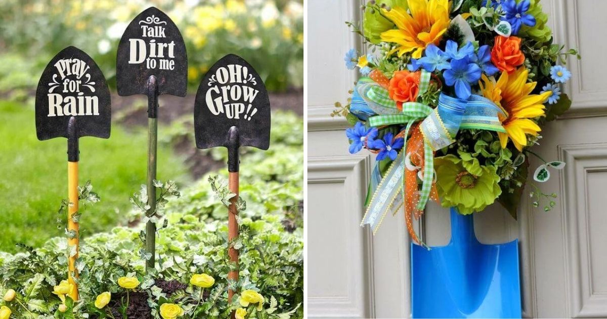 21 Easy DIY Old Garden Shovel Ideas for Rustic Charm and Function