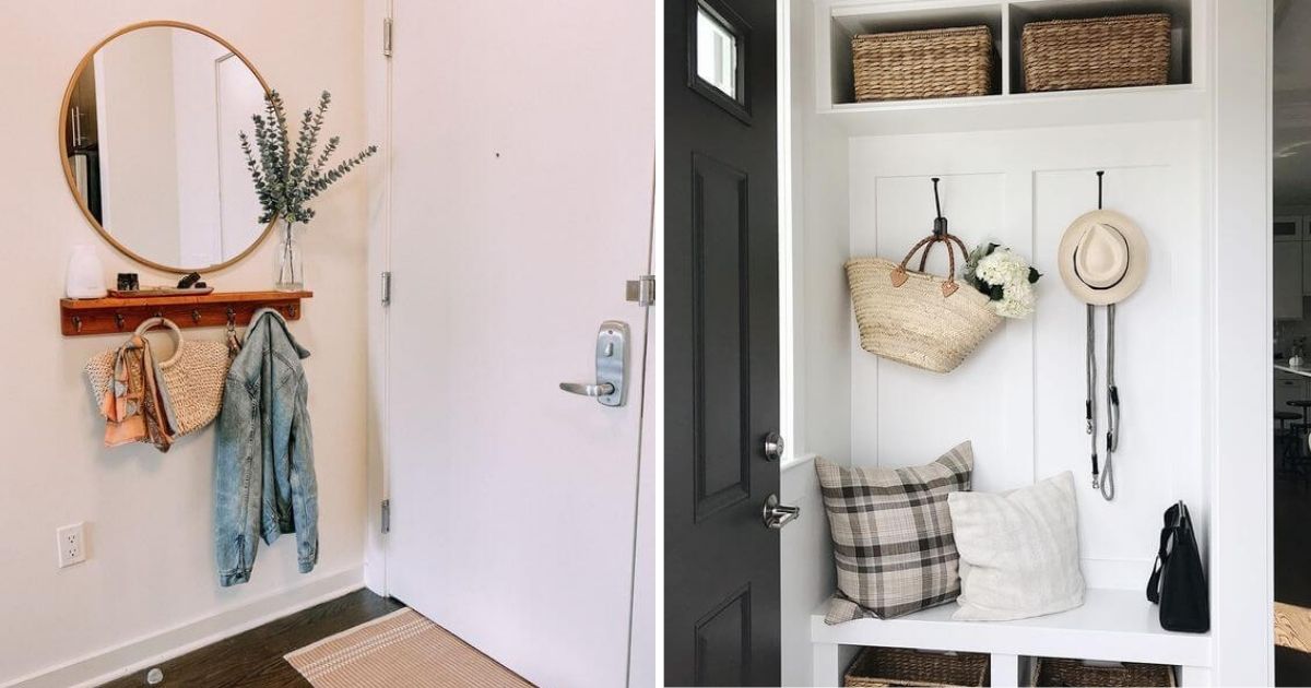20 DIY Entryway Storage Ideas to Organize Small Spaces Easily
