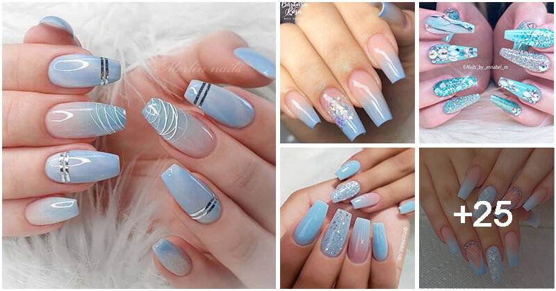 30 Glamorous Cyan Manicure Designs That Fiercely Hypnotize Femininity ...