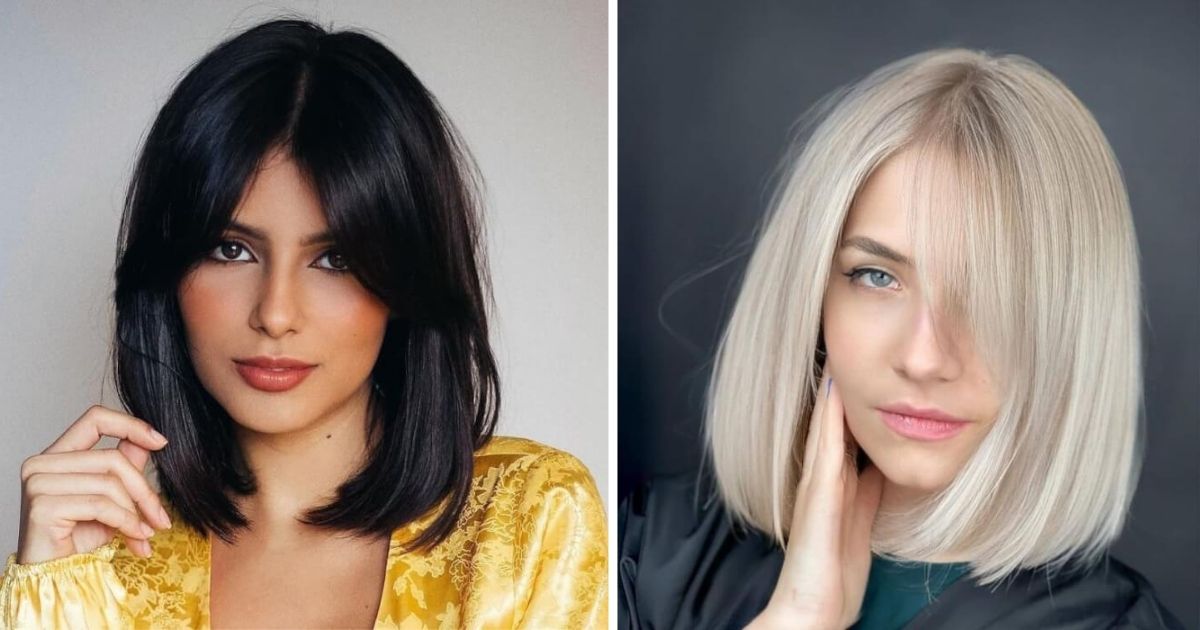 12 Adorable Ideas For Middle Part Bob
