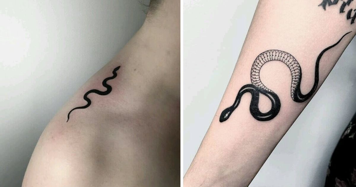 20+ Charismatic Snake Tattoos That Attractively Startle The Mystery Lovers
