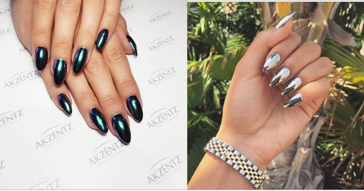 Top 20 Chrome Nail Designs That Are All Over Instagram Feed