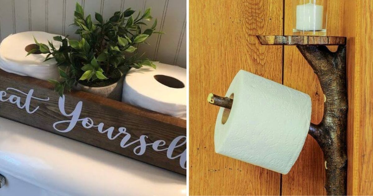 22 Easy Diy Toilet Paper Holder Ideas You Ll Want To Try Today