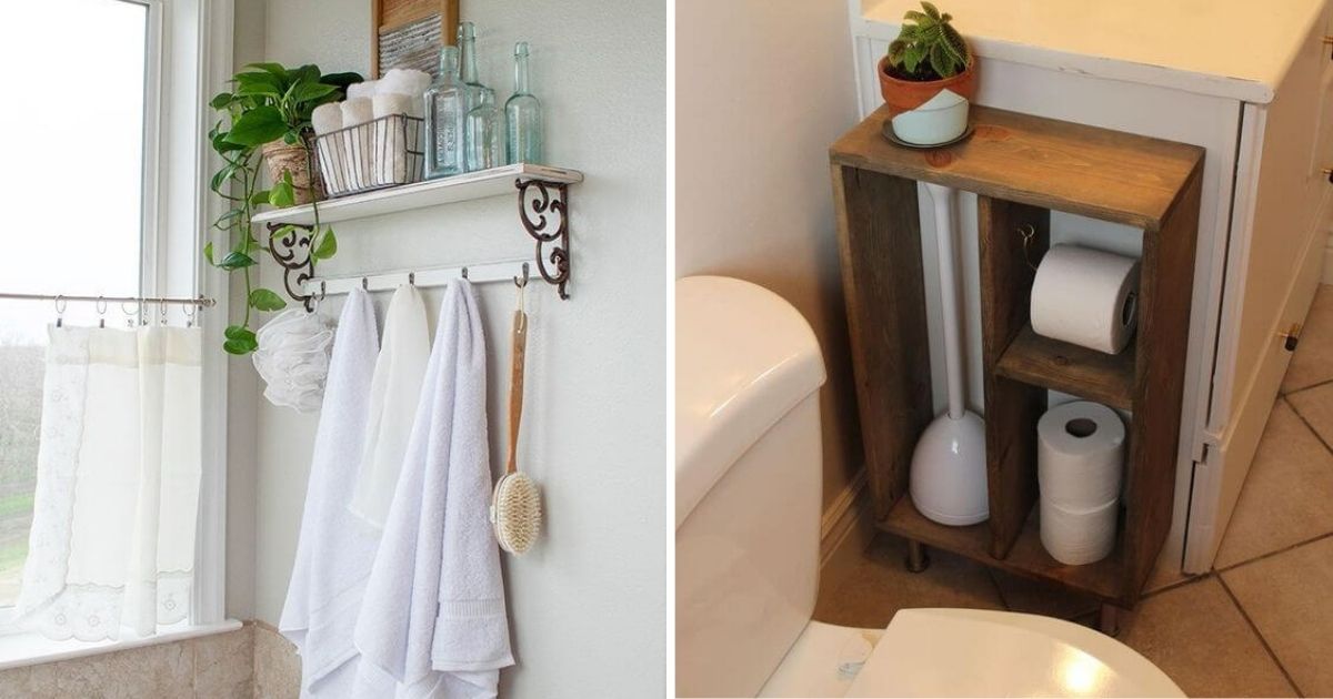 20 Easy Bathroom Shelf Ideas for Stylish and Functional Storage