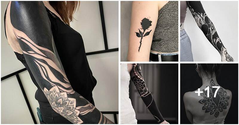 Take A Look At This Collection Of Captivating Solid Black Tattoos