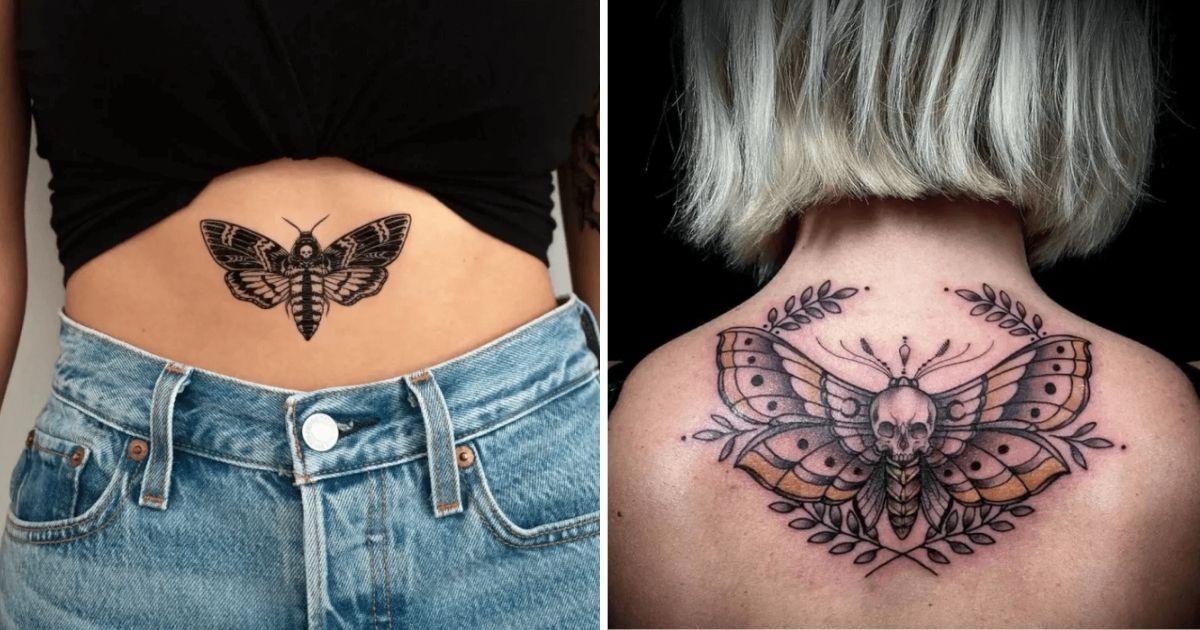 20 Attractive Moth Tattoo Ideas With Meanings To Inspire Your Ink