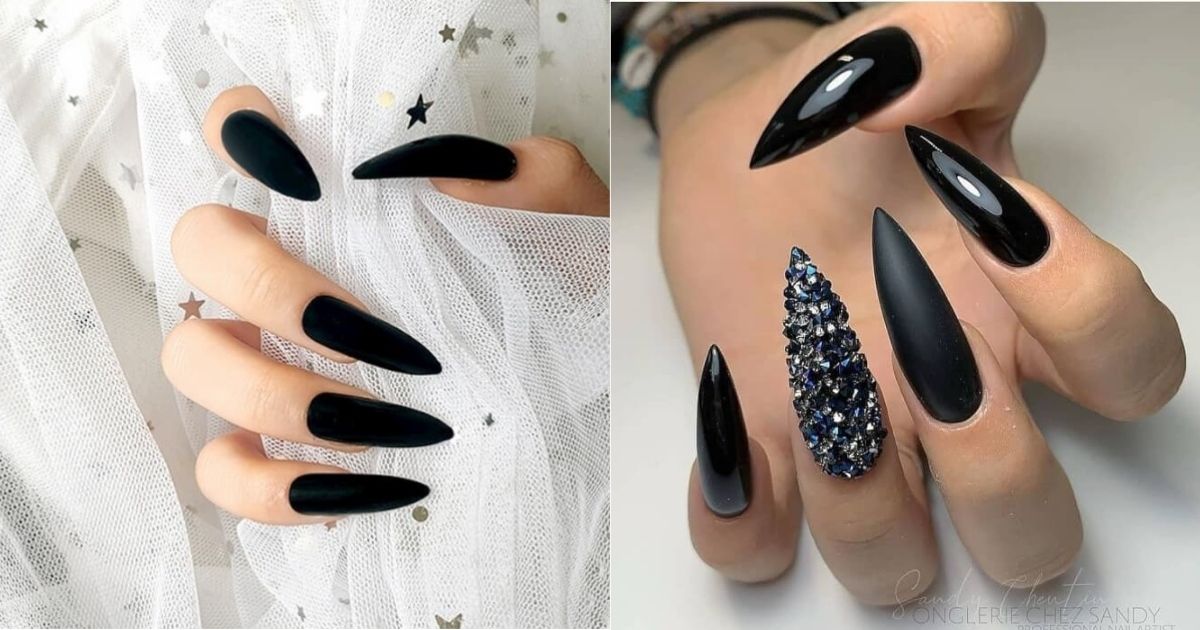 20+ Black Nail Designs You Need To Try ASAP