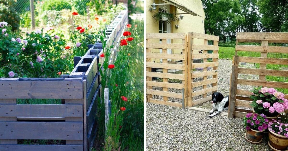 19 Impressive DIY Pallet Fence Ideas
