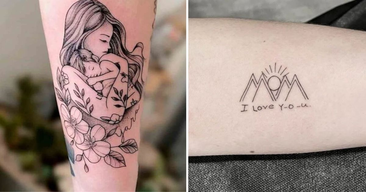 25 Picturesque Mother Tattoos Of Maternal Love With Accents That You ...