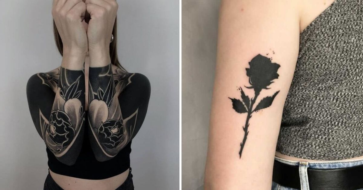 Take A Look At This Collection Of Captivating Solid Black Tattoos