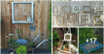 21 Recycled Frame Craft Ideas for Garden and Backyard