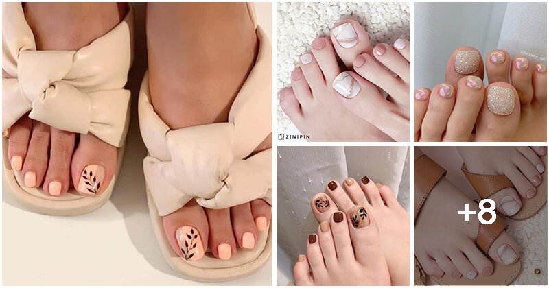 Lovely Simple Toe Nails For Your DIY Aesthetic Makeover